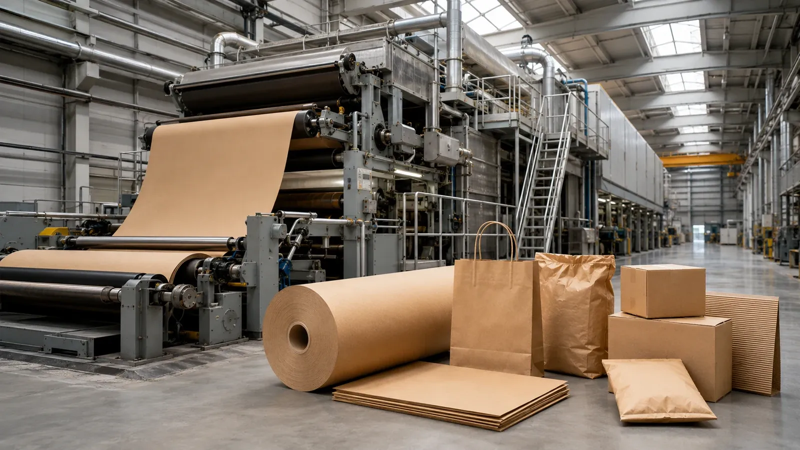 Kraft Paper Manufacturing: Process, Types & Applications