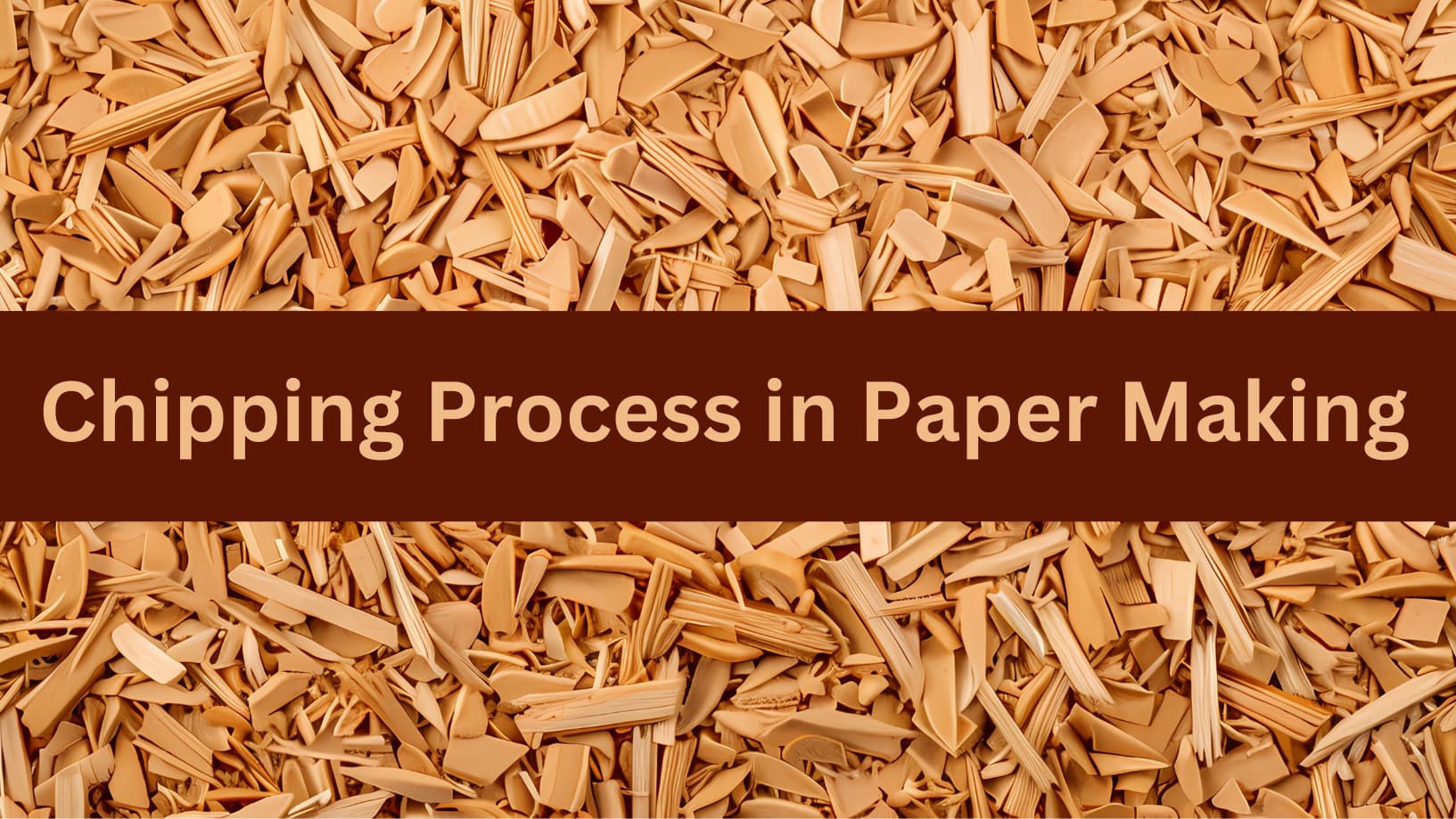 Chipping Process in Paper Making - World Paper Mill